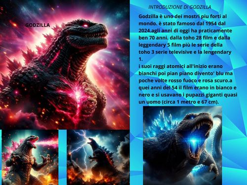 Book Creator | Nascita di Godzilla