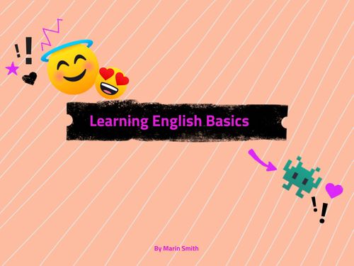 Book Creator | Learning English Basics