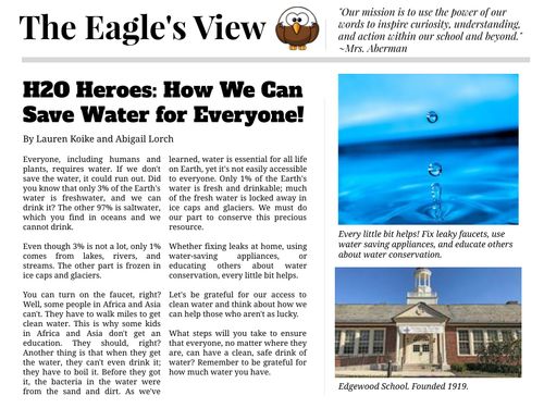 Book Creator | 4A Newspaper