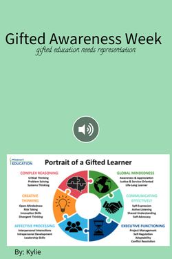 Book Creator | Gifted Awareness Week