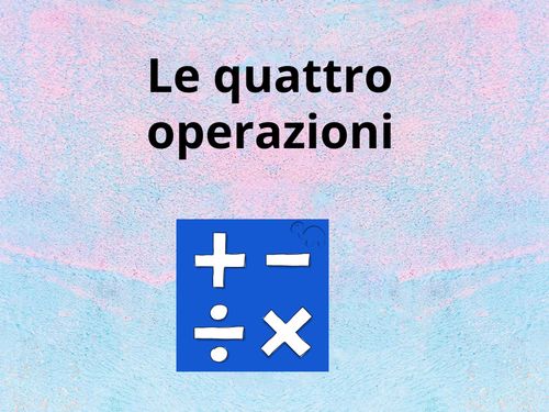 Book Creator | Le 4 operazioni G.B.