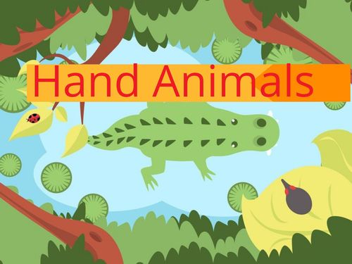 Book Creator Hand Animals