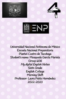 Book Creator | My digital English notes, sixth grade. 2022-2023