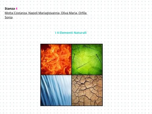 Book Creator | I 4 ELEMENTI-STANZA 4