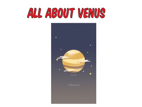 Book Creator | All about venus