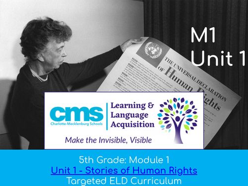 Book Creator | G5 M1 Unit 1 Targeted ELD Lessons