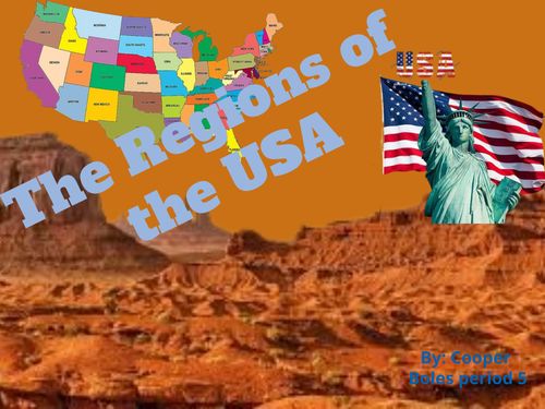 Book Creator | The regions of the USA