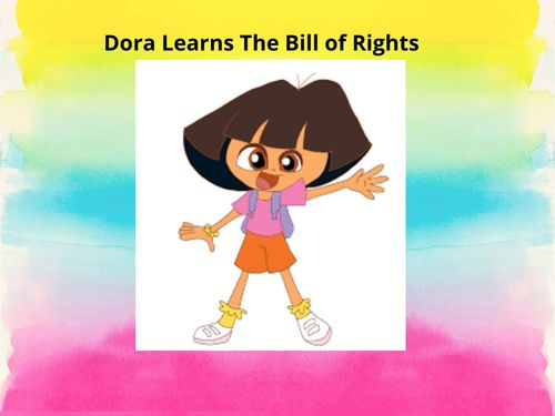 Book Creator | Dora and The Ten Amendments