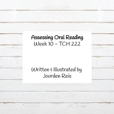 Book Creator | Assessing Oral Reading