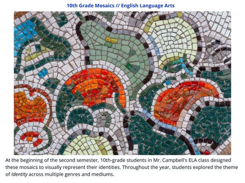 Book Creator | 10th Grade Mosaics