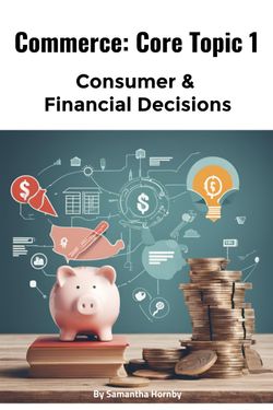 Book Creator | Commerce Core 1: Consumer and Financial Decisions