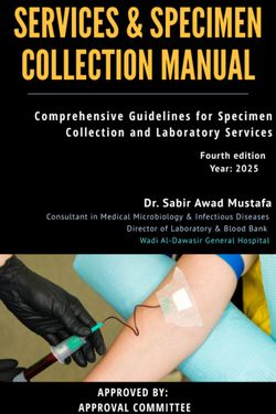 Book Creator | Specimen Collection Manual