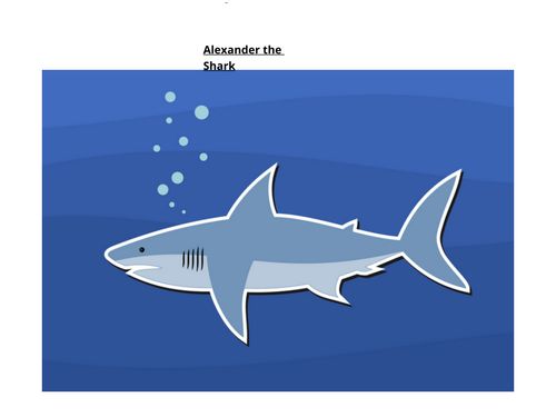 Book Creator | Alexander the Shark