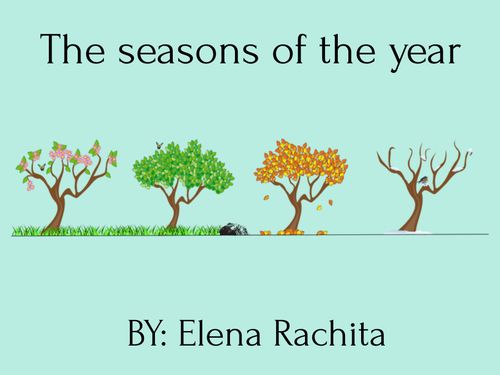 Book Creator | The Seasons of the Year