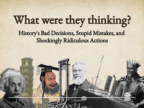 Book Creator | History's Mistakes