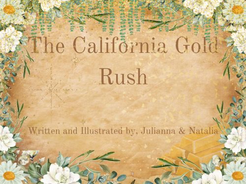 Book Creator | California Gold Rush