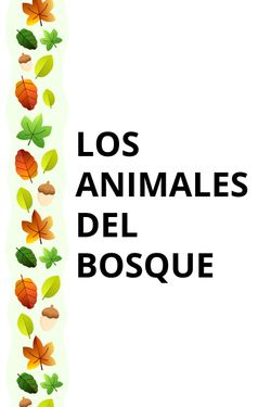 Book Creator | Los animales del bosque