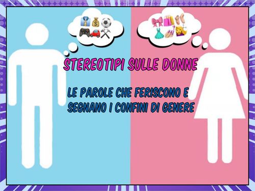 Book Creator | Stereotipi sulle donne. Le parole che feriscono e ...