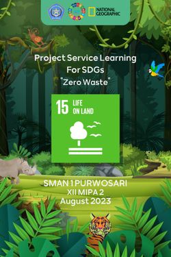 Book Creator | Project Service Learning SDGs - Zero Waste