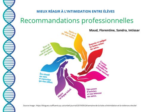 Book Creator | Intimidation scolaire mieux réagir