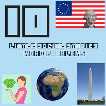 Book Creator | 10 Little Social Studies Word Problems
