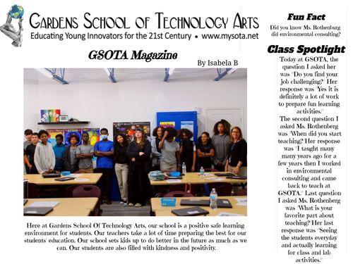 Book Creator | 3/31 GSOTA MAGAZINE