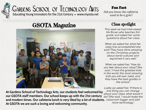 Book Creator | 2/3 GSOTA Magazine