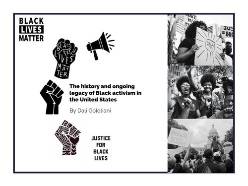 Book Creator | History Summative BLM Past movements