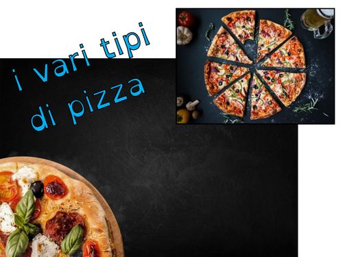 Book Creator | I vari tipi di pizza