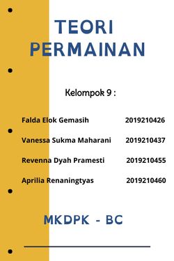 Book Creator | MODUL TEORI PERMAINAN