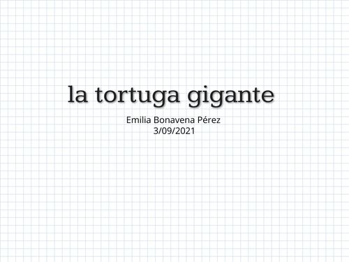 Book Creator | La tortuga gigante