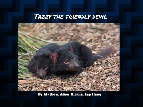 Book Creator | Tazzy the Unfriendly Devil