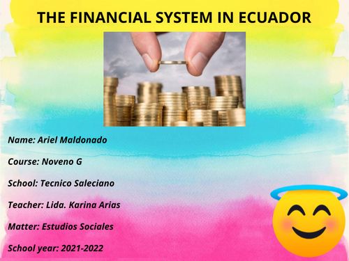 Book Creator | THE FINANCIAL SYSTEM IN ECUADOR