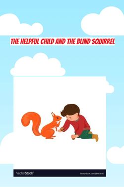 Book Creator | The Helpful Child and the Blind Squirrel
