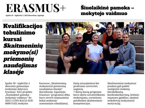 Book Creator | Erasmus+ Lithuania