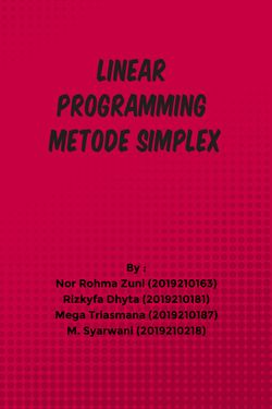 Book Creator | Linier Programming