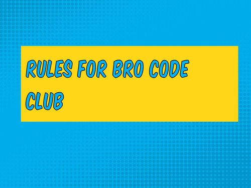 Book Creator | Bro Code (only for boys)