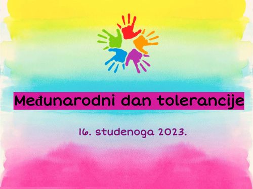 Book Creator | Međunarodni dan tolerancije