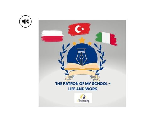 Book Creator | ETWINNING PROJECT The patron of my school. Life and work