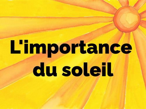 Book Creator | L'importance du soleil