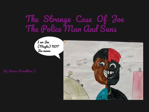 Book Creator | The Strange Case Of Joe And Sans
