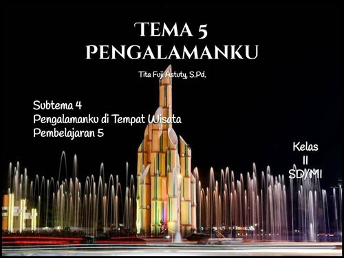 Book Creator | Kelas 2 Tema 5 Subtema 4 Pembelajaran 5