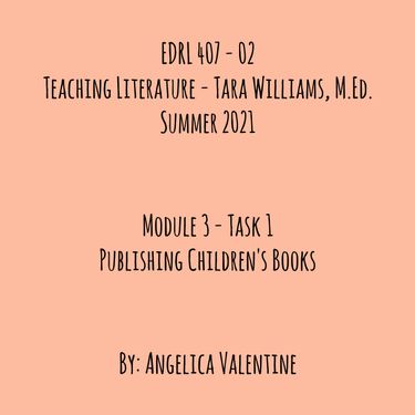 Book Creator | Module 3 - Task 1