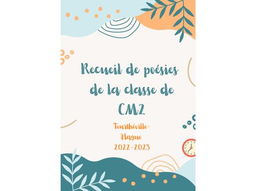 Book Creator | Poésies cm2