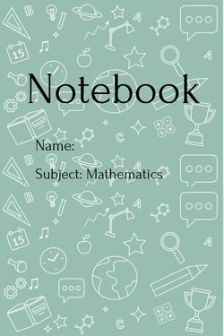 Book Creator | Notebook: Math