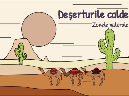 Book Creator | Deșerturile calde