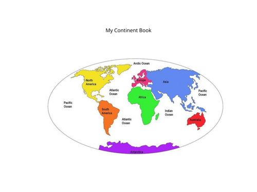 Book Creator | My Continent Book