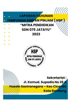 Book Creator | Buku Laporan Tahunan HSP MP SDN 075 JATAYU TAHUN BUKU 2023