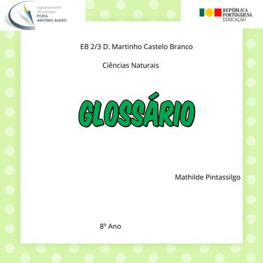 Book Creator | Glossário