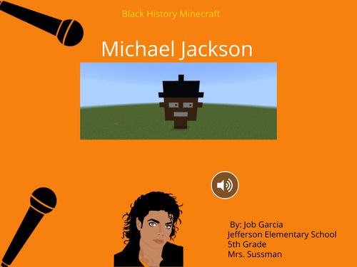 Book Creator | Michael Jackson Black History float Minecraft